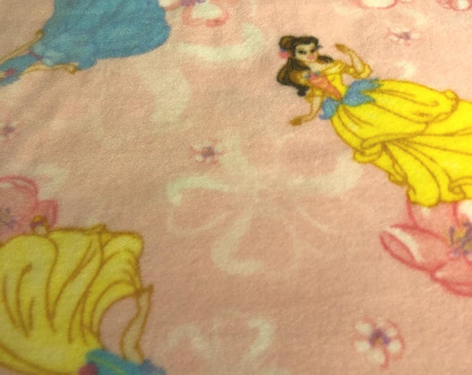 Fabric Fleece Blossom Princess Toss New 2 Yards X 58- 60" Wide Disney ...