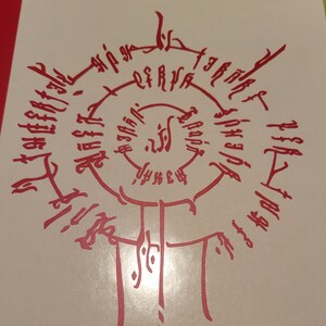 Astarion Scar Baldur's Gate 3 Vinyl Decal Astarion's Scar Back Markings ...