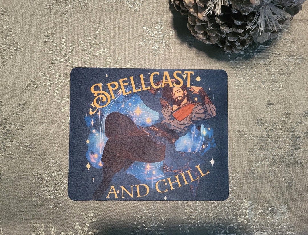 Gale Spellcast and Chill Mousepad Baldurs Gate 3 Desk Decor BG3 Thirst ...