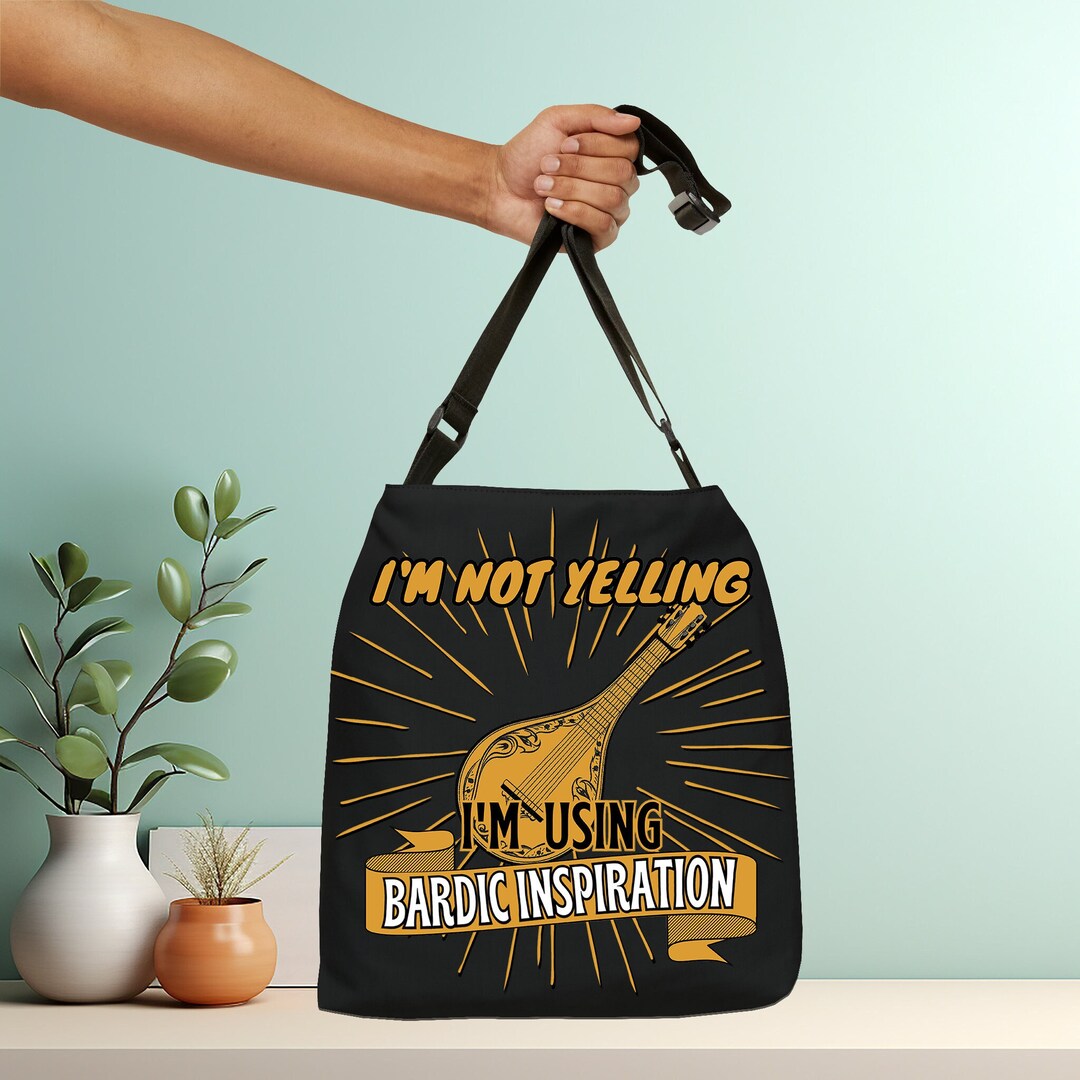 Baldur's Gate 3 Bardic Inspiration Tote Bag BG3 Bag Baldurs Gate 3 Tote ...