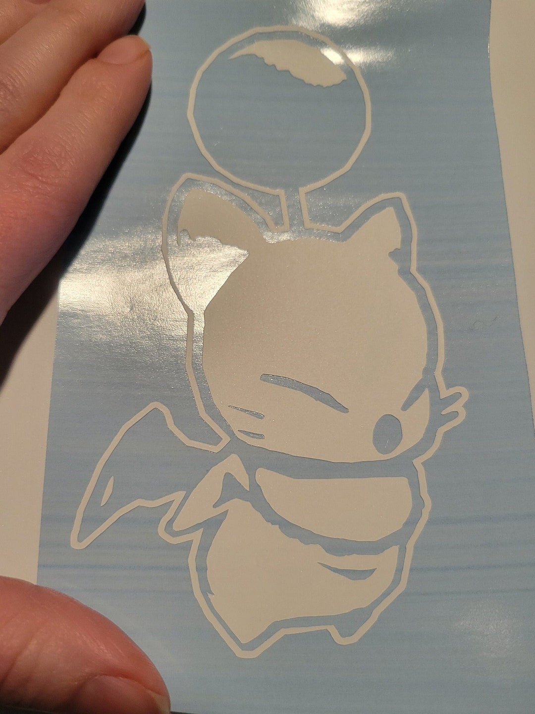 Moogle Minion Vinyl Decal Sticker FFXIV Window PC PS5 Console - Etsy