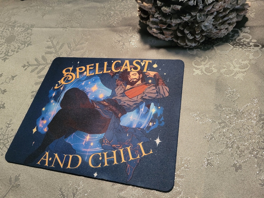 Gale Spellcast and Chill Mousepad Baldurs Gate 3 Desk Decor BG3 Thirst ...