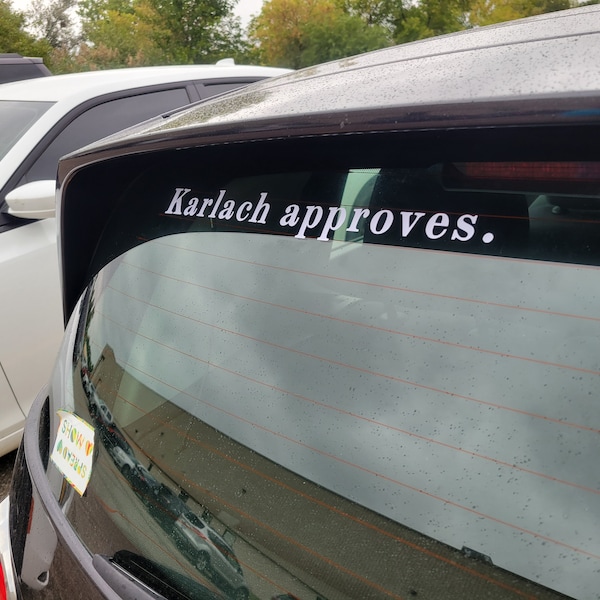Karlach Approves Decal - Etsy