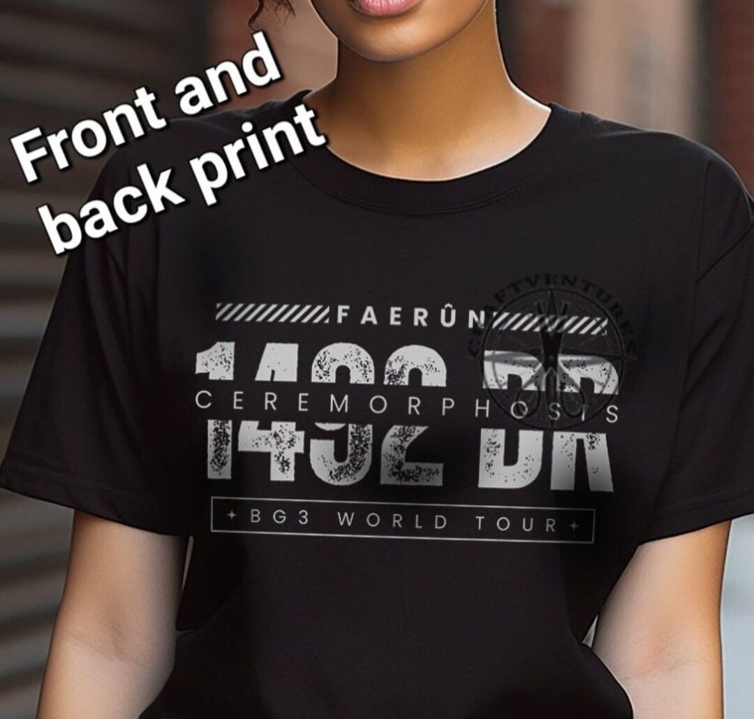 BG3 Ceremorphosis World Tour Tee Astarion Karlach Lae'zel - Etsy