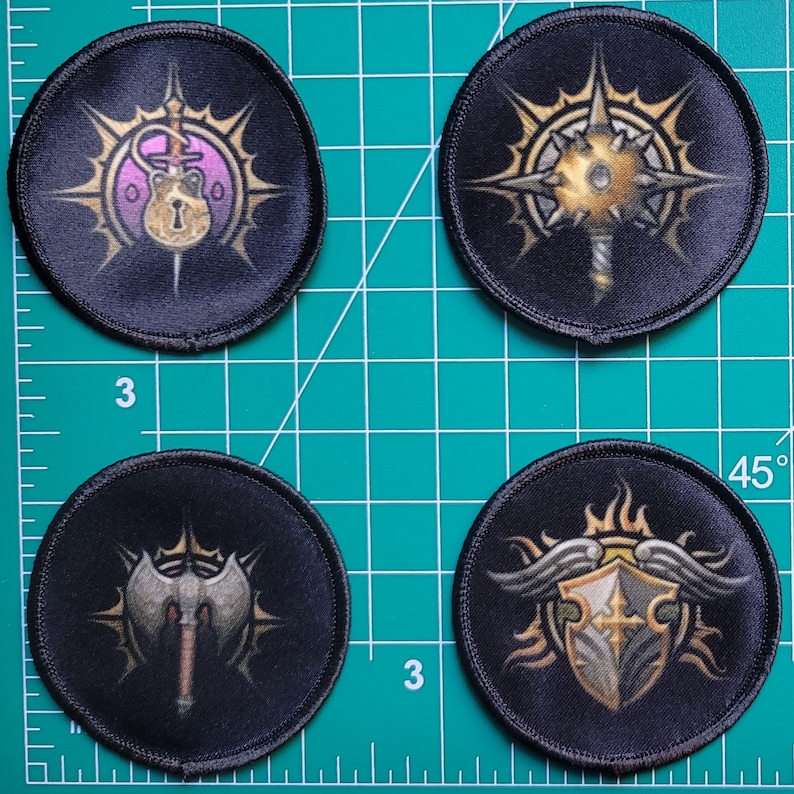 Baldur's Gate 3 Class Icon Patch BG3 Iron on Warlock Patch - Etsy Italia
