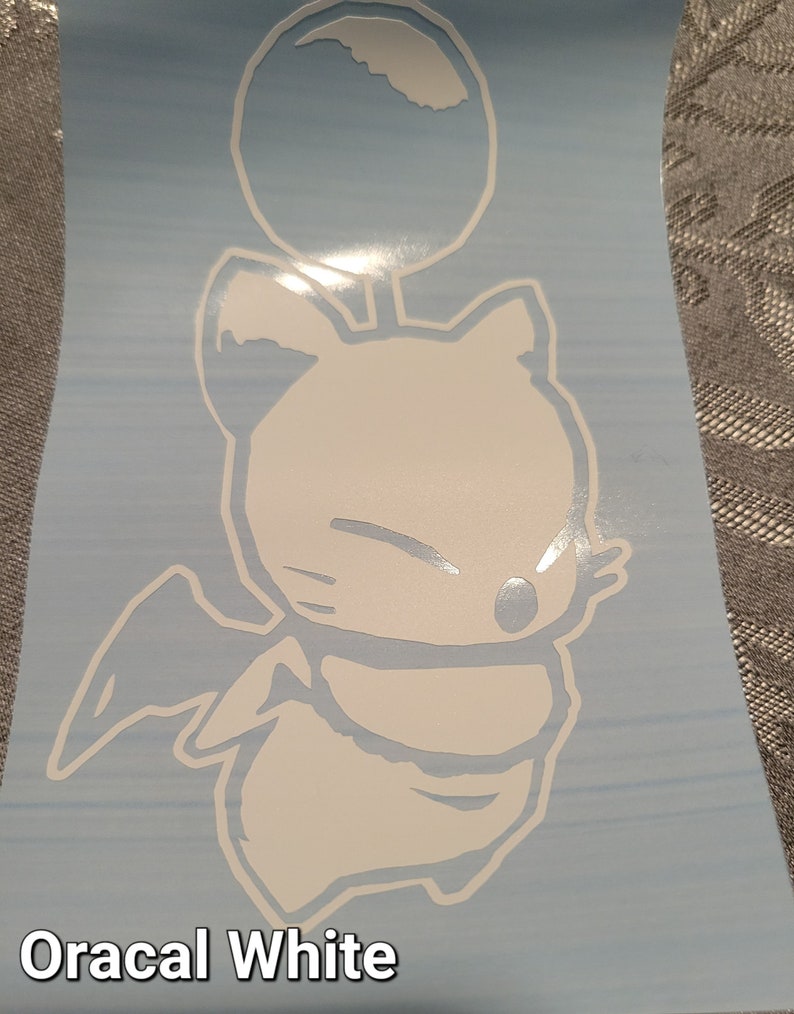Moogle Minion Vinyl Decal: FFXIV Car, Laptop, Console Sticker - Etsy