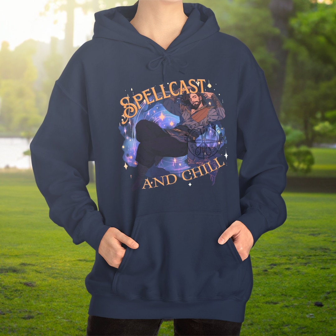 Gale Spellcast and Chill Hoodie Baldurs Gate 3 Hooded Sweatshirt BG3 ...