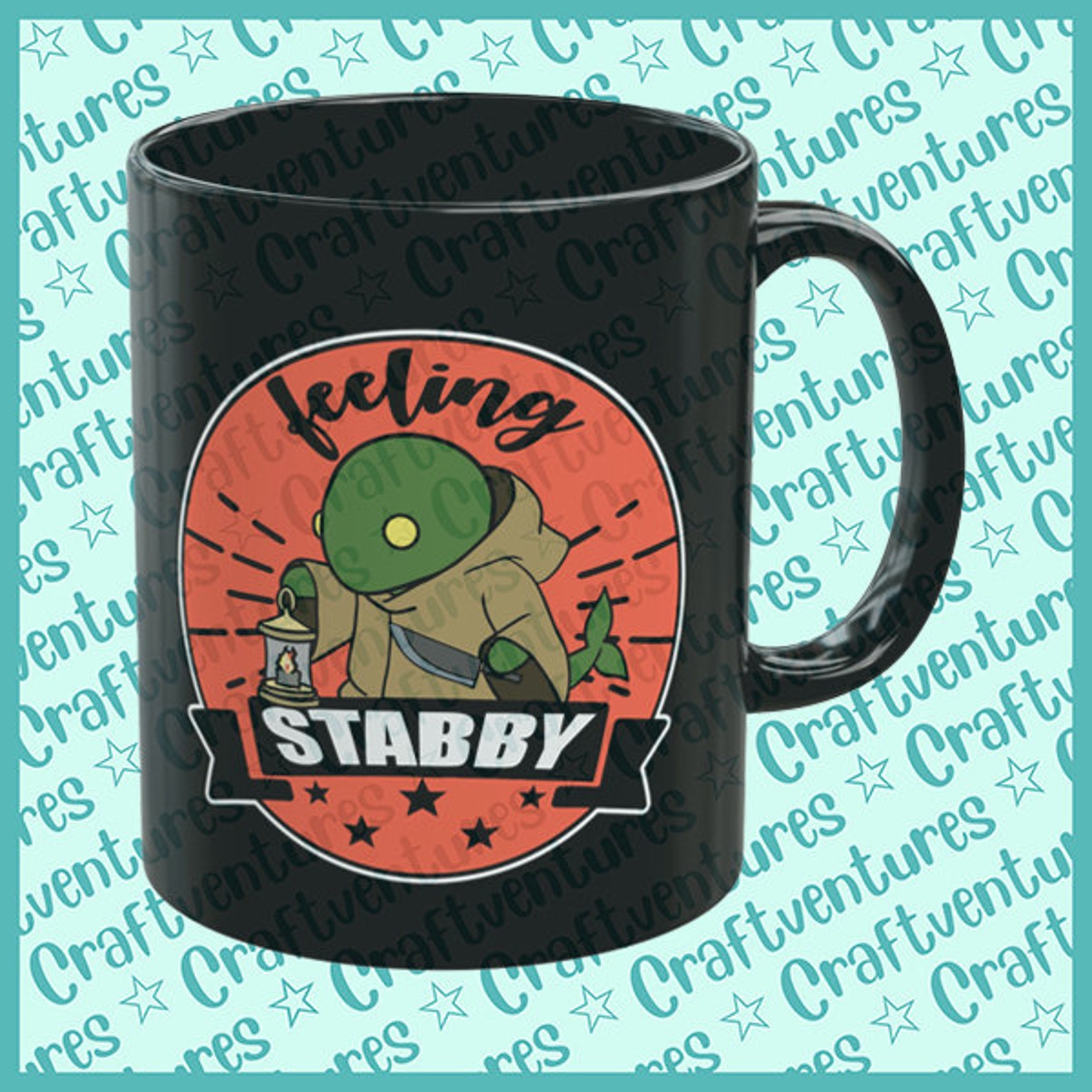 Feeling Stabby Tonberry Coffee Mug - FFXIV Cup Funny Final Fantasy ...