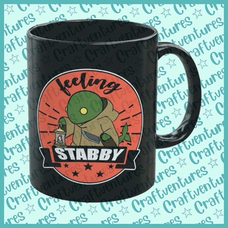 Feeling Stabby Tonberry Coffee Mug - FFXIV Cup Funny Final Fantasy ...