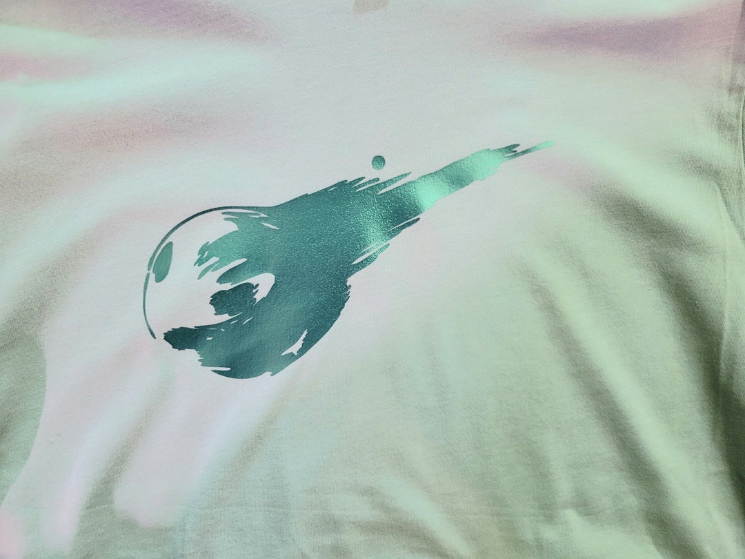 Large FFVII Rebirth Meteor Iron-on Vinyl Decal for Fabric FF7 Remake ...