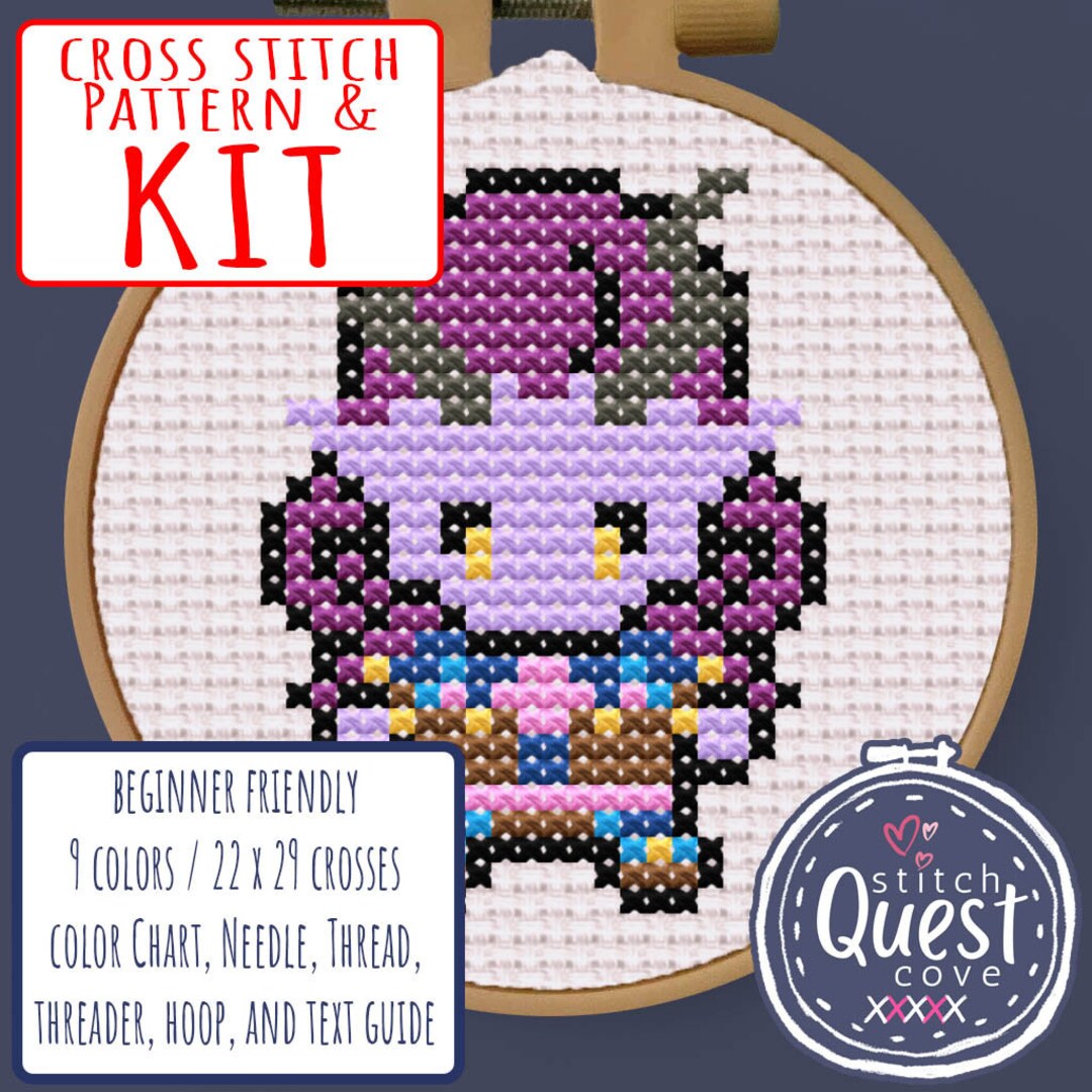 BG3 Alfira Cross Stitch Kit - Pattern Instructions Materials Supplies 9 ...
