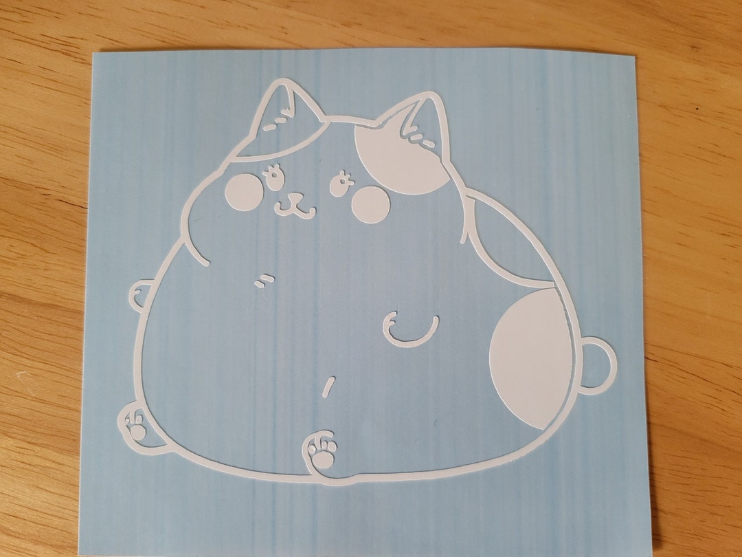 Fat Cat Minion Vinyl Decal Sticker FFXIV Window PC PS5 Console Laptop ...