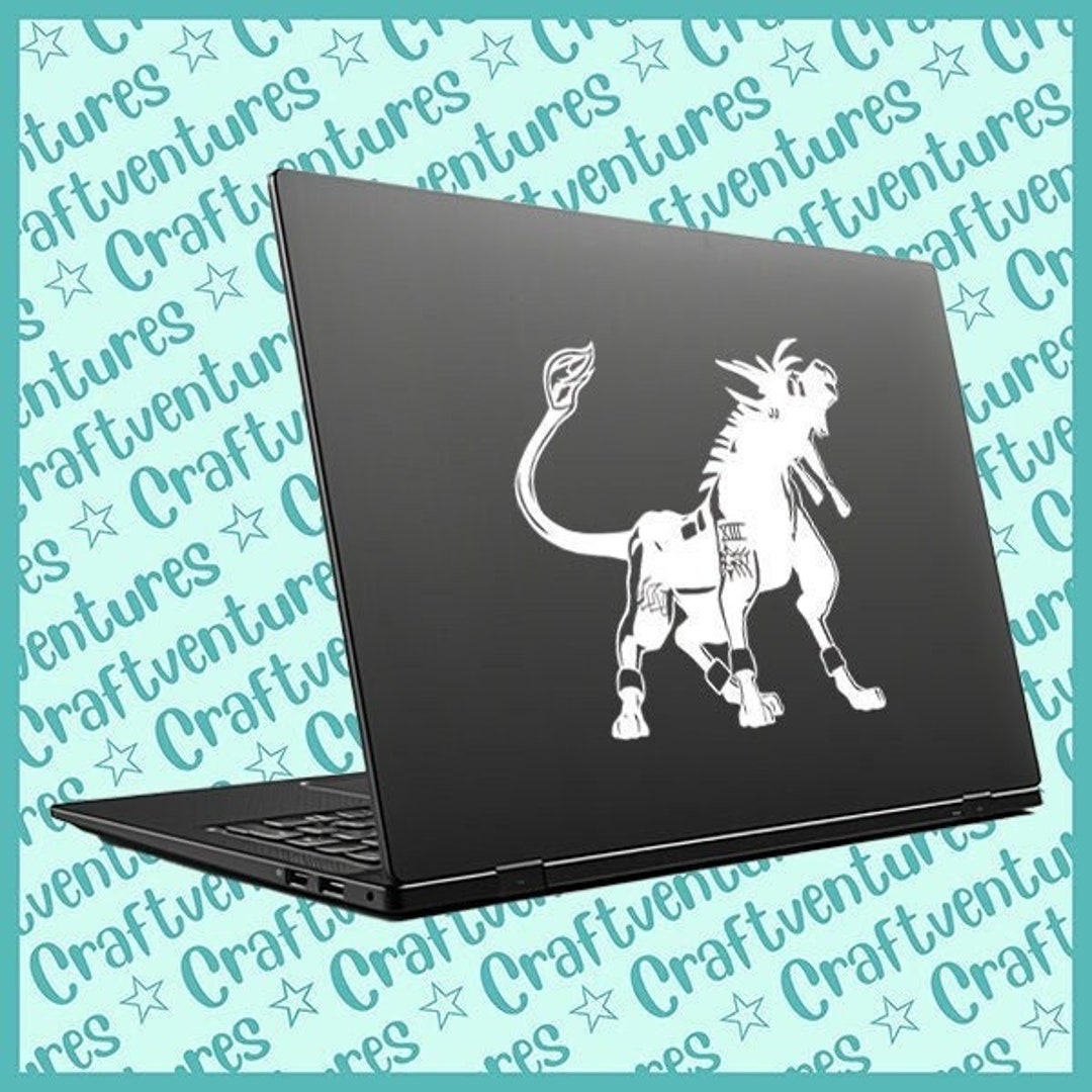 Red XIII FFVII Vinyl Decal Sticker Window PS5 Nanaki Laptop Decor Car ...