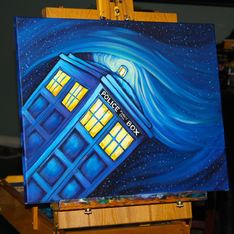 Tardis Painting - Etsy