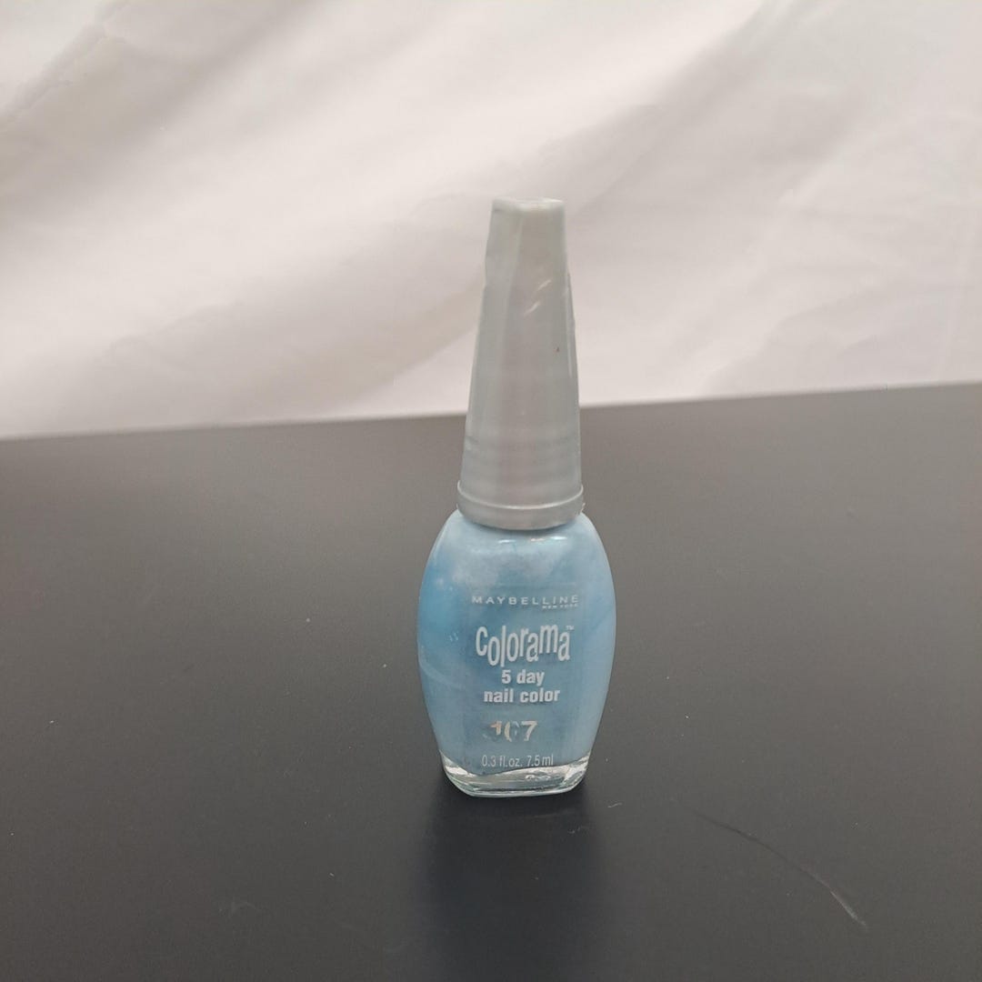 Vintage 2000s Maybelline Colorama Nail Polish in Turquoise - Etsy