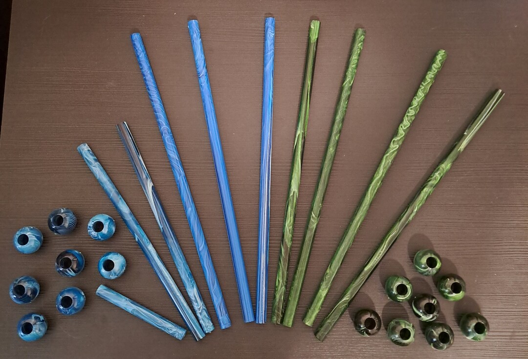 Vintage 70s Marbled Project Rods - Etsy