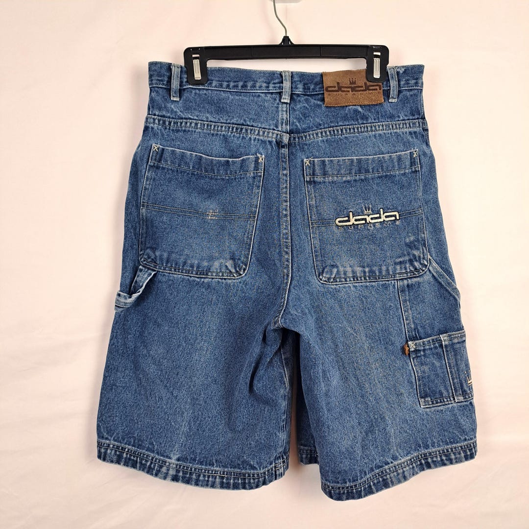 Vintage 90s Y2K Dada Supreme Denim Cargo Shorts - Etsy