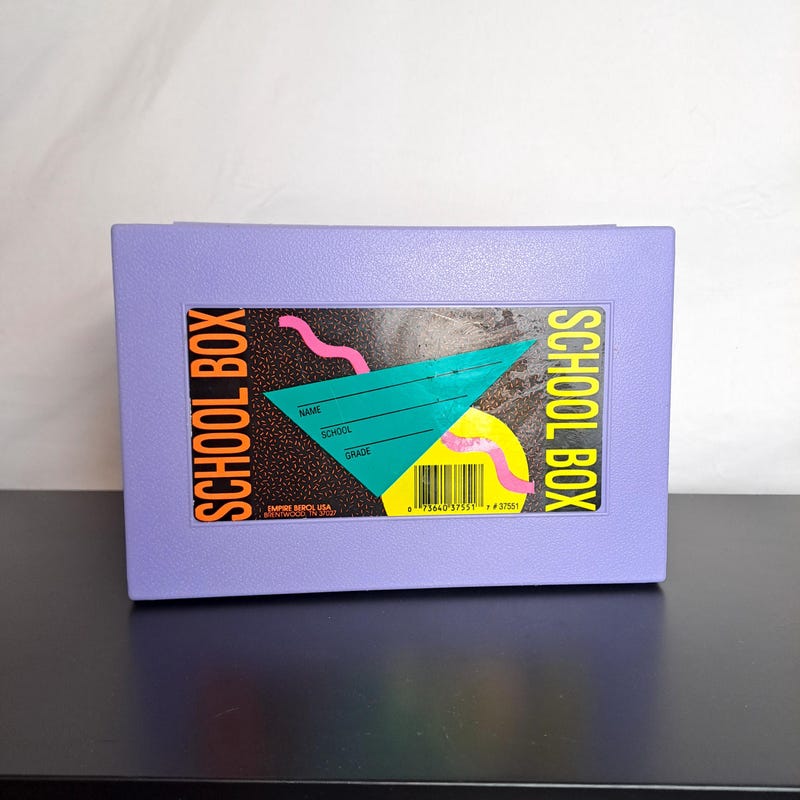 80s Pencil Case - Etsy