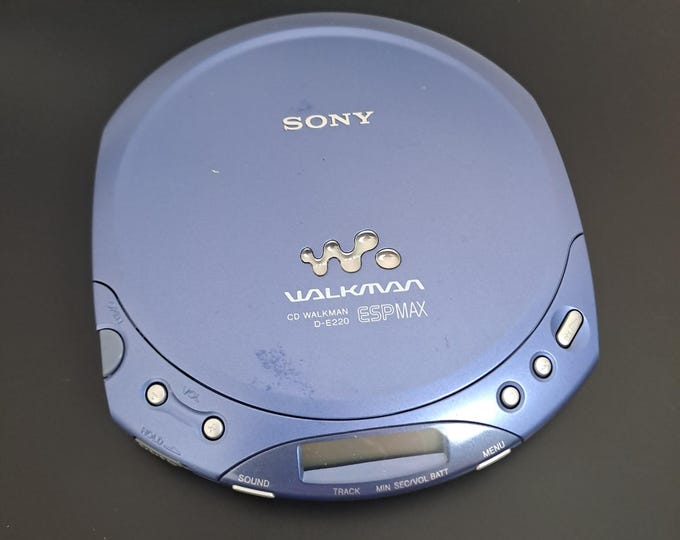 Vintage 2000s Sony Walkman Portable CD Player, Tested and Works - Etsy