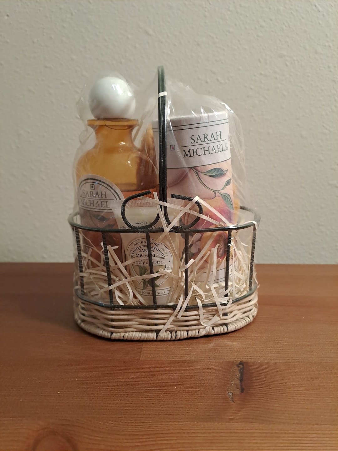 Vintage 90s Sarah Michaels Bath Soap Set, Peach Scent - Etsy