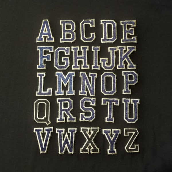 Letter T Letterman Patch - Etsy