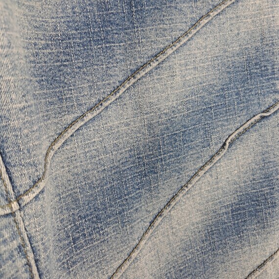 Vintage 2000s Low Rise Chevron Stripe Flare Jeans, Si… - Gem