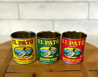 Small El Pato Spanish Sauce Cans Wedding Party Center Piece Decor - Etsy