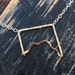 Washington DC Necklace Hammered in 14k Gold Filled Wire, Washington DC ...