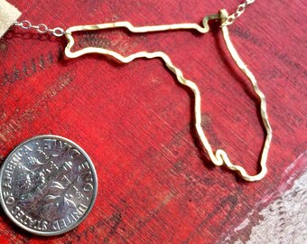 Florida Gold Necklace - Etsy