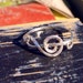 Treble Clef Ring Hammered in Sterling Silver, Copper, or Gold Filled, G ...