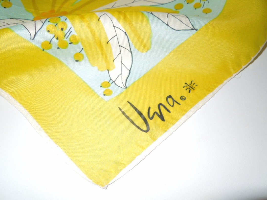 Vintage Vera Neumann Ladybug Signature Yellow Flowers - Etsy