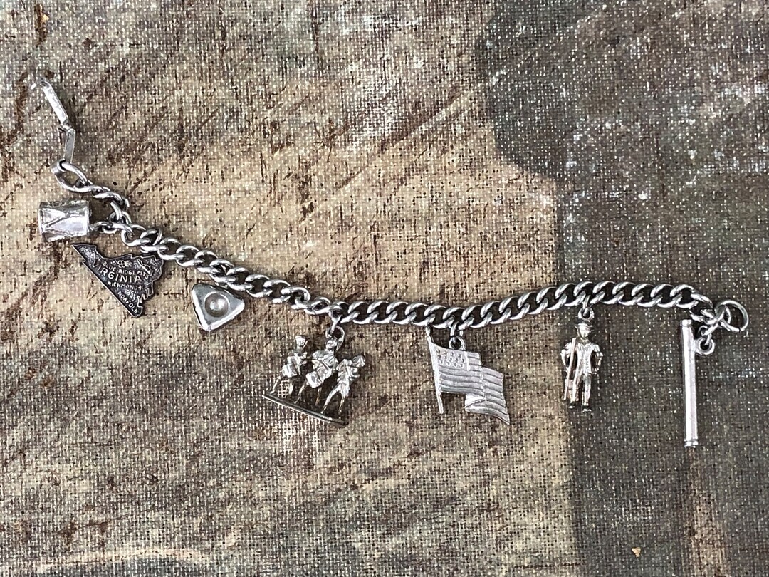 Vintage Cast Metal Fife and Drum Corps Bracelet - Etsy