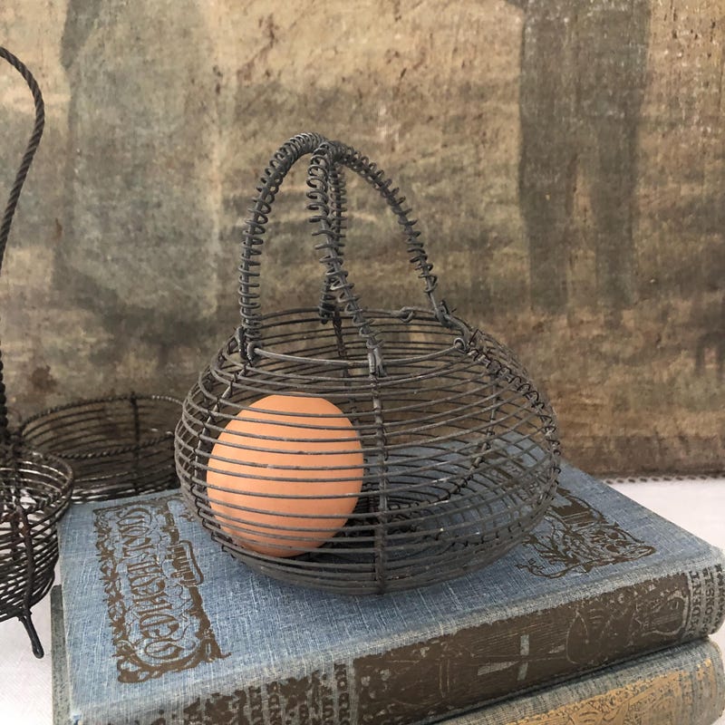 Wire Egg Basket - Etsy