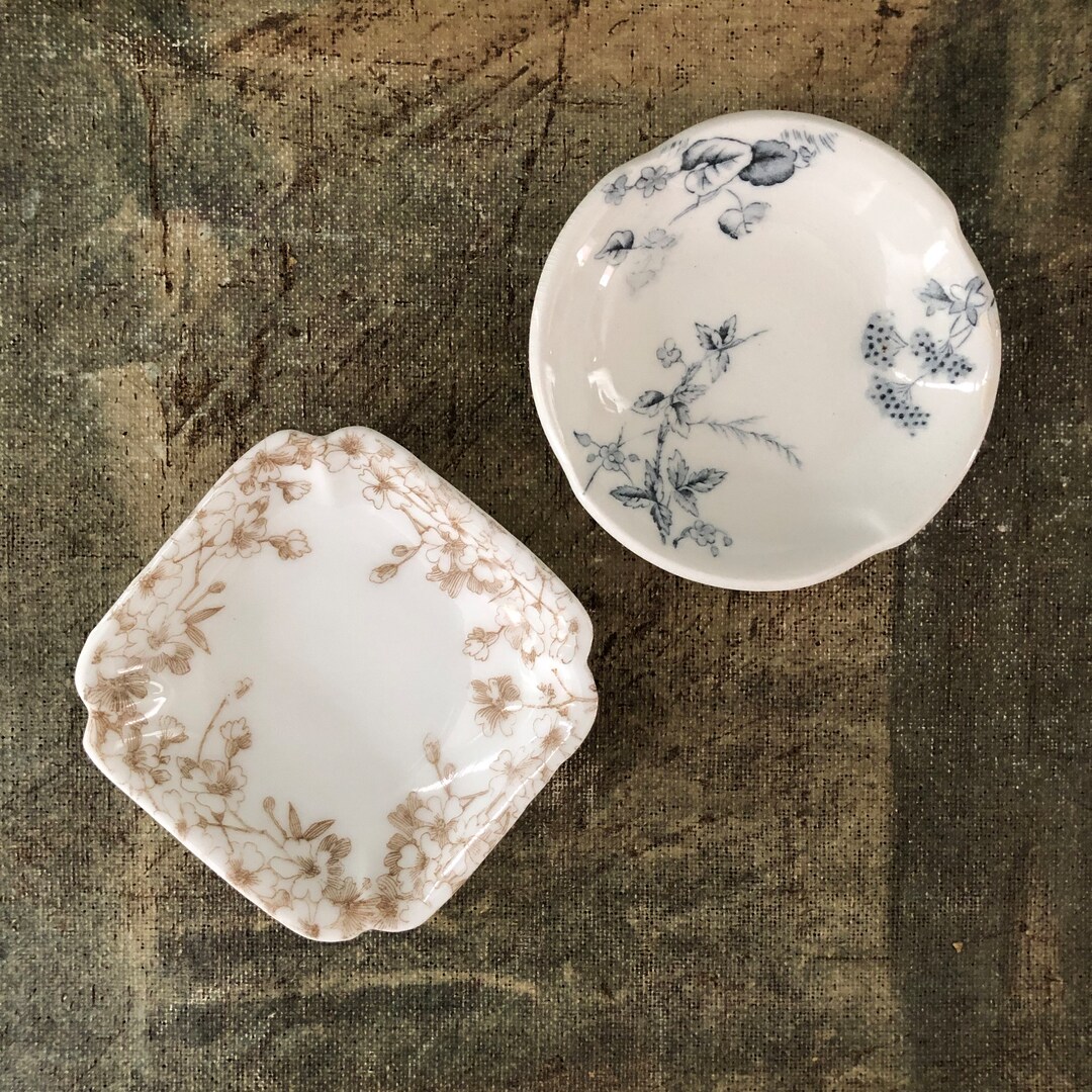 Vintage French and English Pretty Muted Butter Pats - Etsy