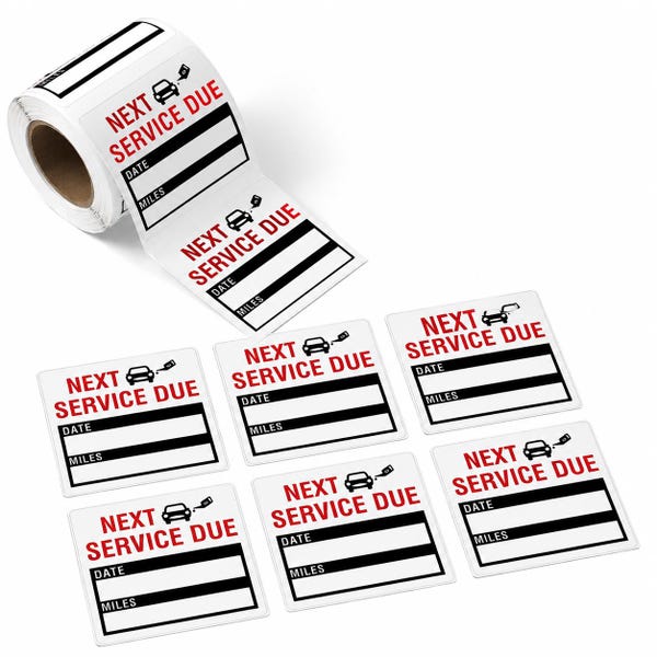 Oil Service Tag - Etsy