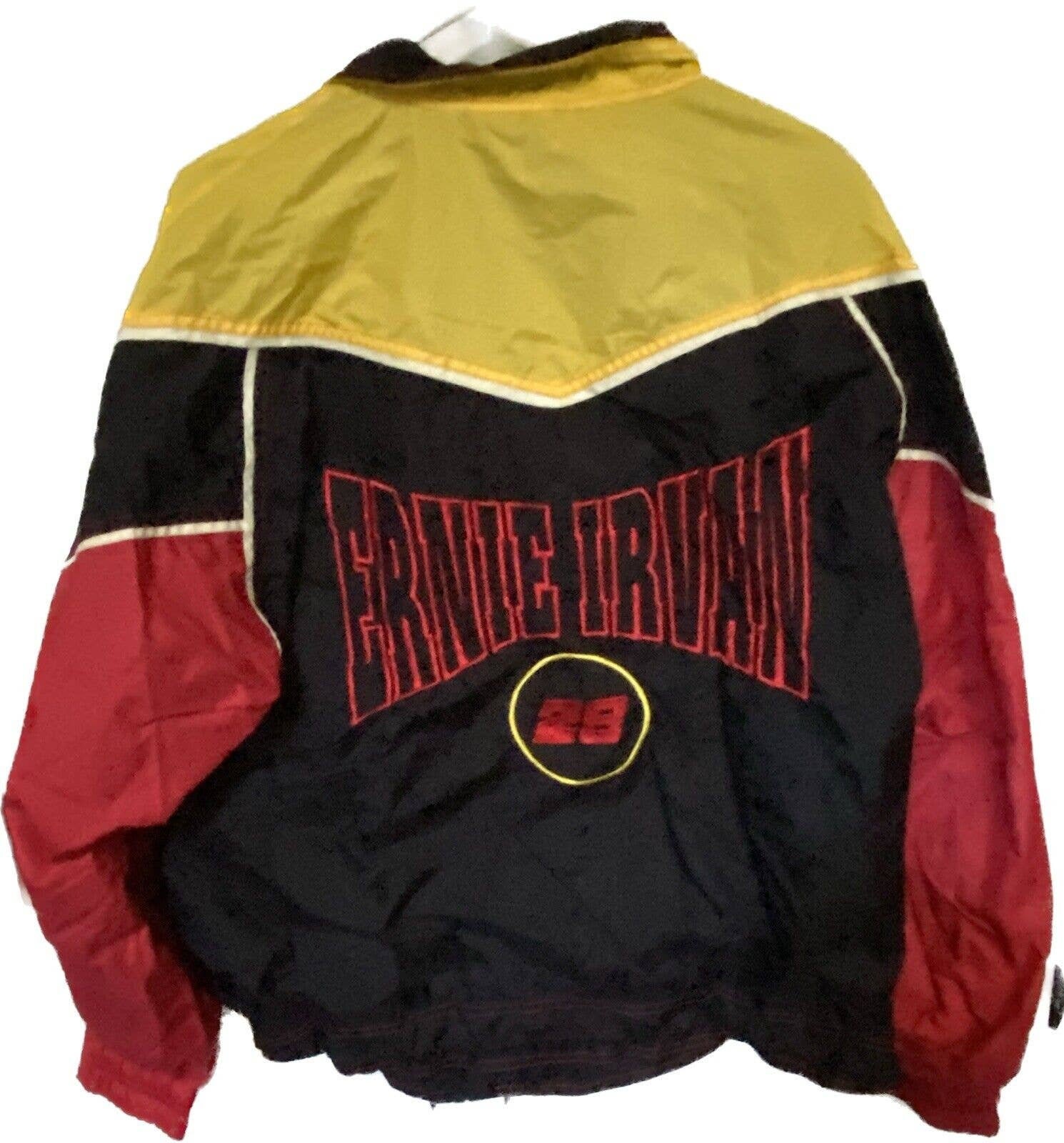 Ernie Irvin 28. NASCAR Racing Windbreaker Jacket. Size Large. Vintage ...