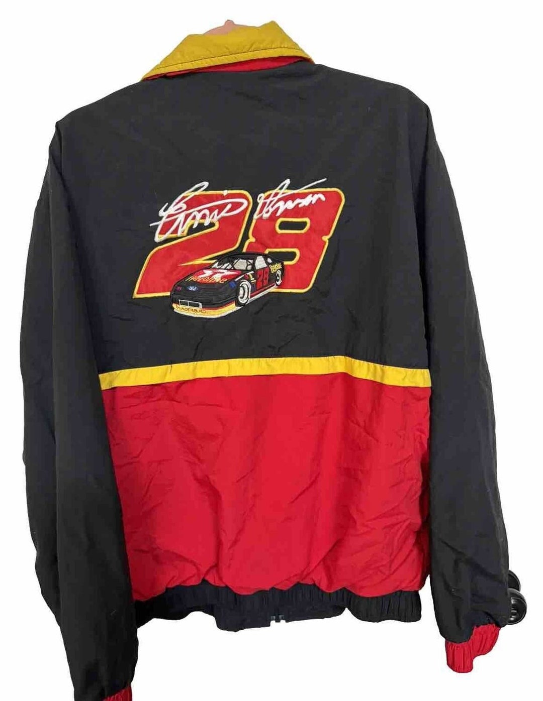Ernie Irvan NASCAR VTG Racing Jacket Medium Texaco Havoline Read Notes ...