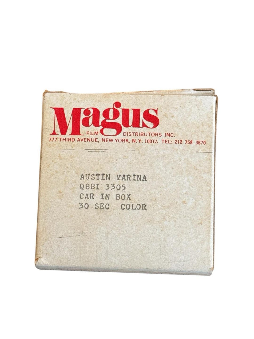 VTG Austin Marina Film Advertisement 30 Second Car in Box British ...