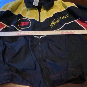 Ernie Irvin (28). NASCAR Racing Windbreaker Jacket. Size Large. Vintage ...