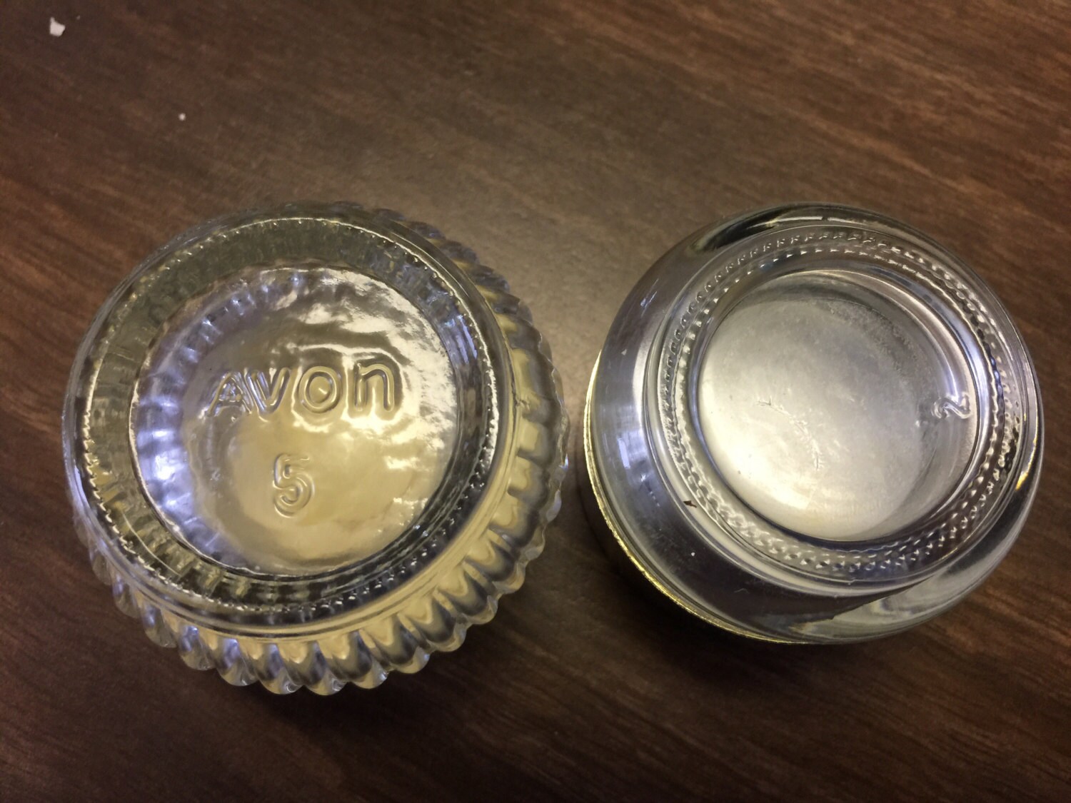 2 Old Face Cream Jars - Etsy