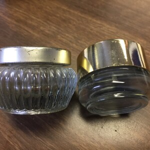 2 Old Face Cream Jars - Etsy