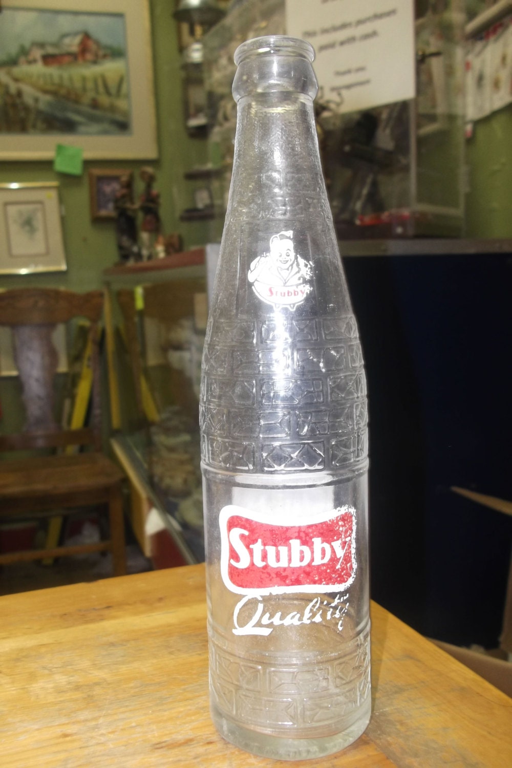 Stubby Soda Bottle, 1960s - Etsy