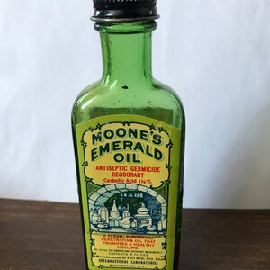 Awesome Moone’s Emerald Oil Original Box and Bottle - Etsy