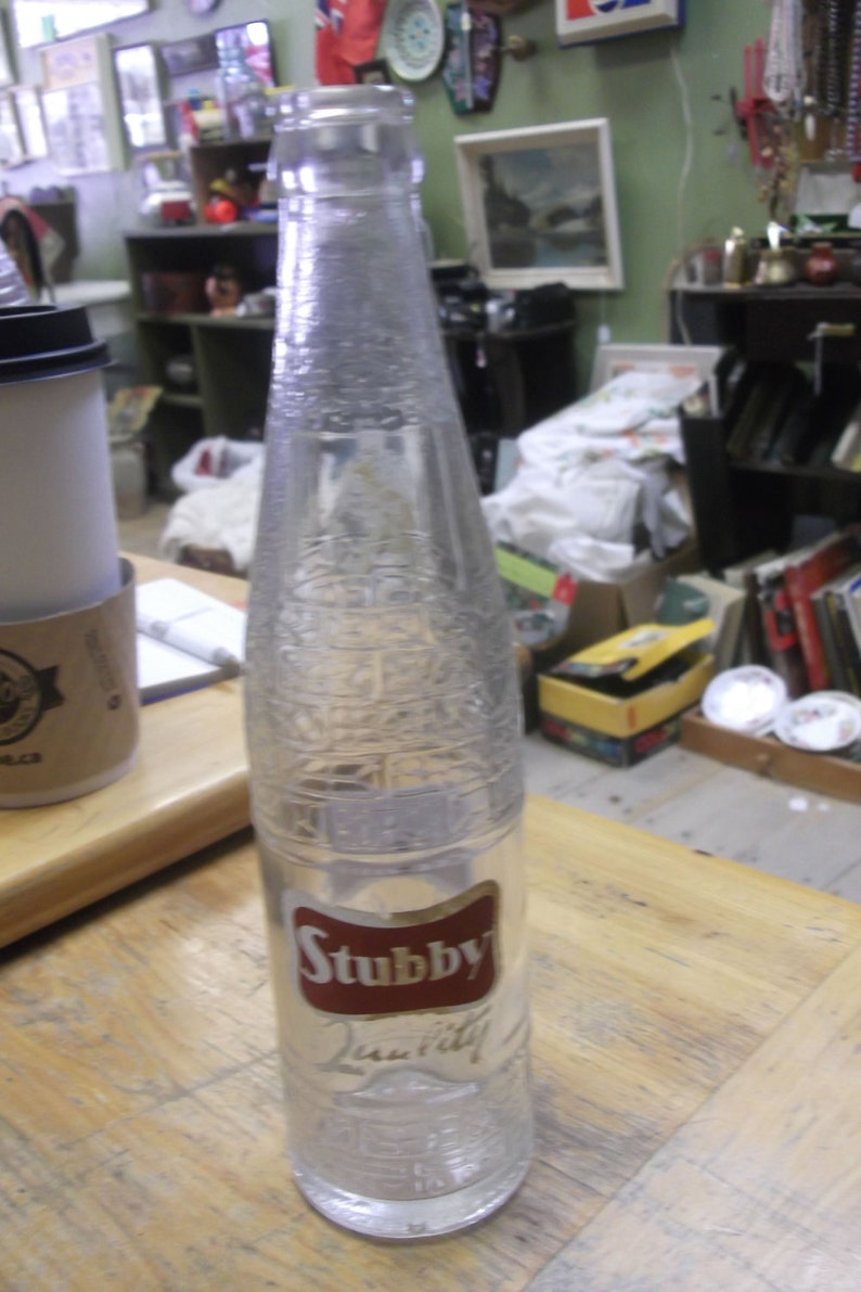 Stubby Soda Bottle, 1960s - Etsy