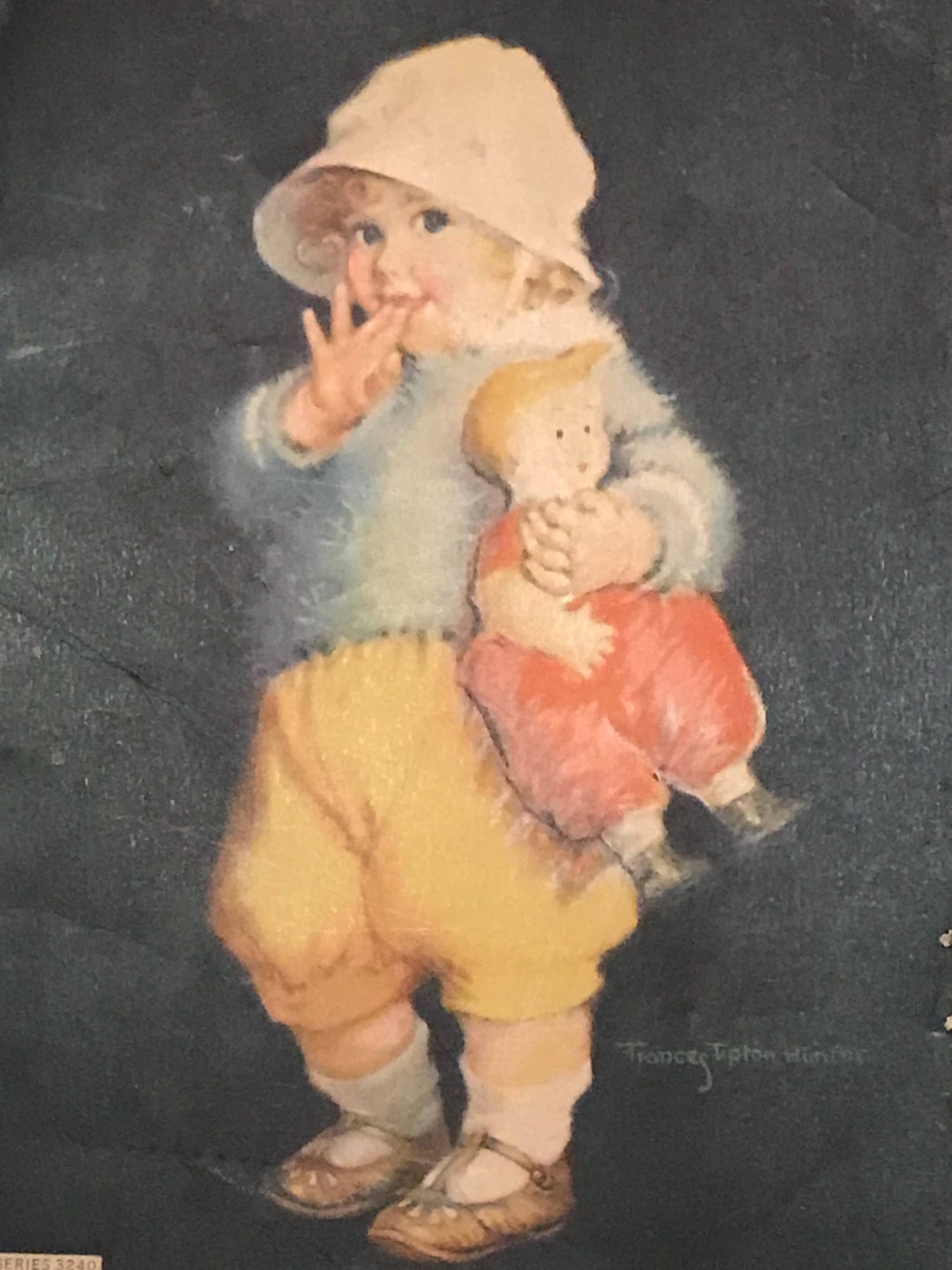 Rare 1930s Hilroy Series School Scribbler Lithograph Frances Tipton ...