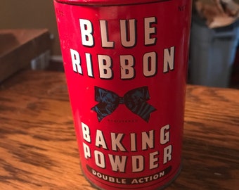 Original Vintage Tin Can Label 1920s Little Fairies Baking Powder ...