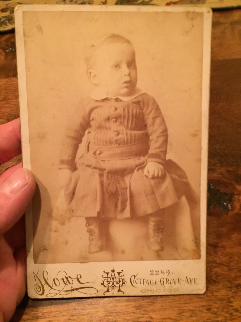 Sepia Baby Photograph Circa 1890 - Etsy