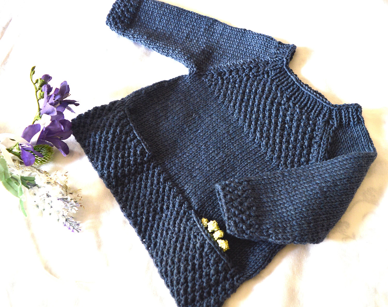 KNITTING Pattern-poppet Tunic bottom up Knit P141 - Etsy Australia