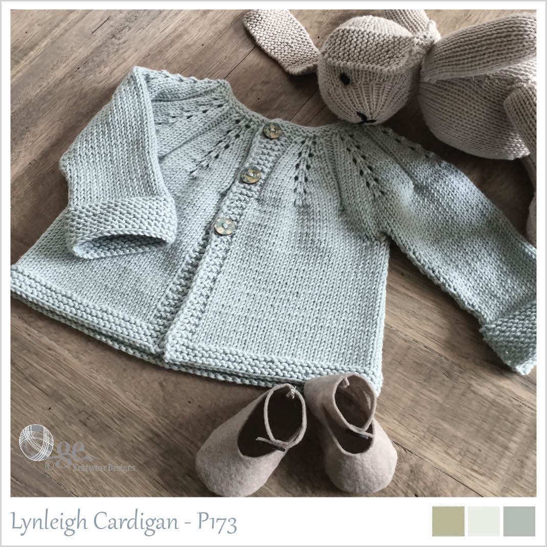 KNITTING PATTERN-Lynleigh Cardigan P173 | Etsy
