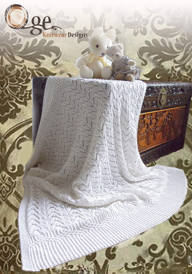 KNITTING Pattern-baby Heirloom Blankets - Collection 1 Ebook - Etsy